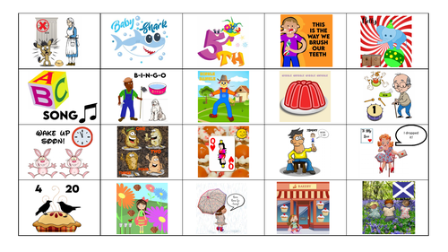 Nursery Rhymes Visual Game EYFS and KS1 Set 3 | Teaching Resources