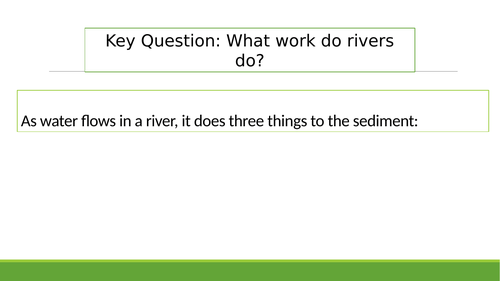 River Processes | Teaching Resources