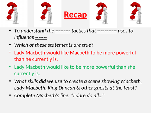 Macbeth: KS3 Drama Scheme of Work | Teaching Resources