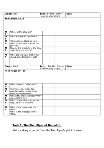 33 Worksheets for Guided Reading Questions Year 5 Roald Dahl etc ...