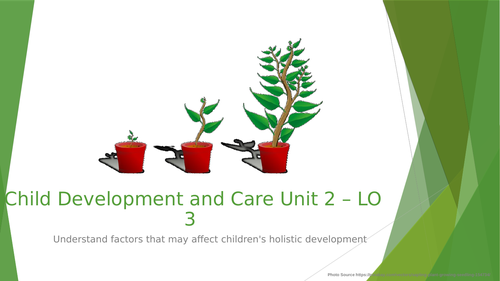 NCFE CACHE Level 2 Technical Award in Child Development Unit 2 LO3 ...