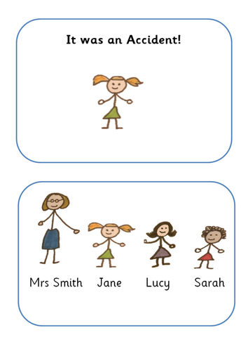 Social Story- Broken Pen (it was an accident) | Teaching Resources