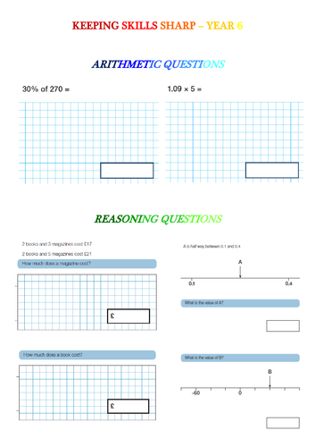KS2 Maths Greater Depth Skills Worksheet Pack | Teaching Resources