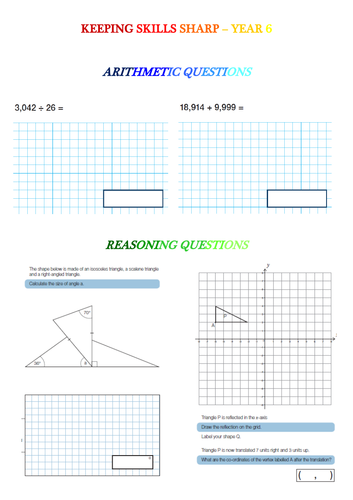 KS2 Maths Greater Depth Skills Worksheet Pack | Teaching Resources