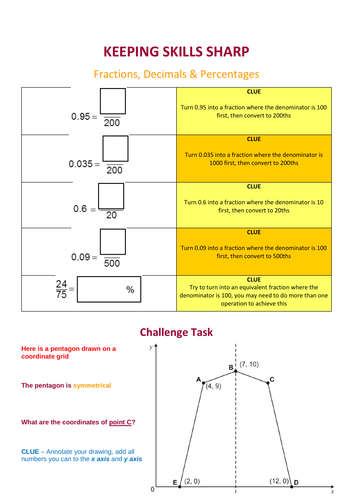 KS2 Maths Greater Depth Skills Worksheet Pack | Teaching Resources