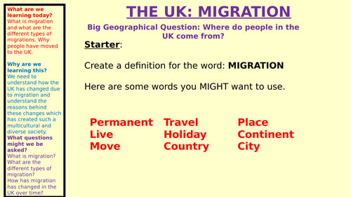 KS3 UK Geography Scheme of work | Teaching Resources