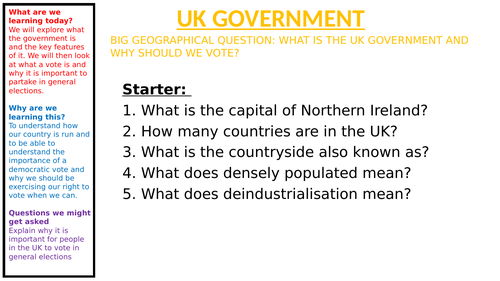 KS3 UK Geography Scheme of work | Teaching Resources
