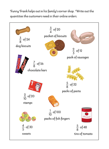 Fraction Practice Questions With Answers (9-12 years) | Teaching Resources