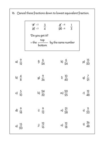 Fraction Practice Questions With Answers (9-12 years) | Teaching Resources