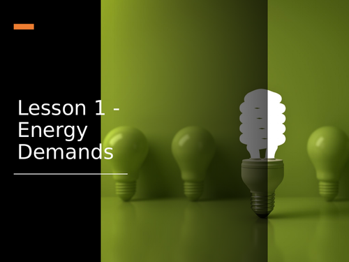 AQA GCSE Physics (9-1) - P3.1 Energy demands FULL LESSON | Teaching ...