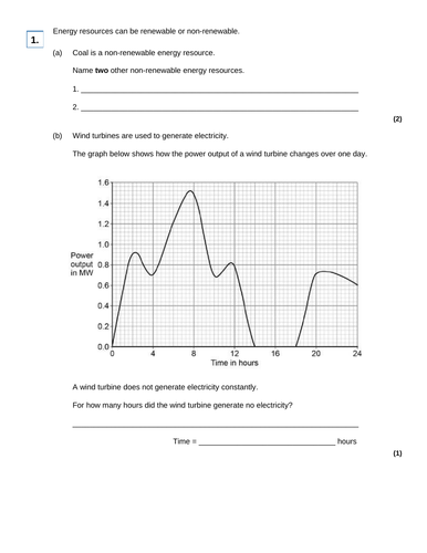 AQA GCSE Physics (9-1) - P3.4 Energy and the environment FULL LESSON ...