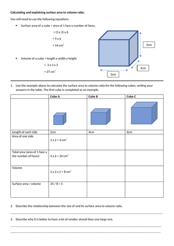 Lung structure and function - KS3 1/16 | Teaching Resources