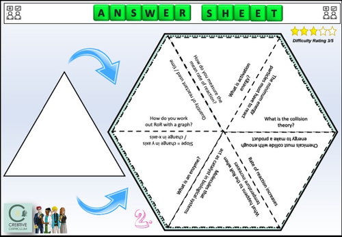 Chemical analysis and rates of reaction Digital Puzzles | Teaching ...
