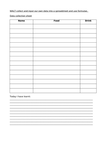 Year 6 Computing - Spreadsheets Unit - Excel | Teaching Resources
