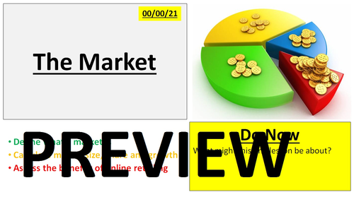 1.1.1 The market (part 1) - Theme 1 Edexcel A Level Business | Teaching ...