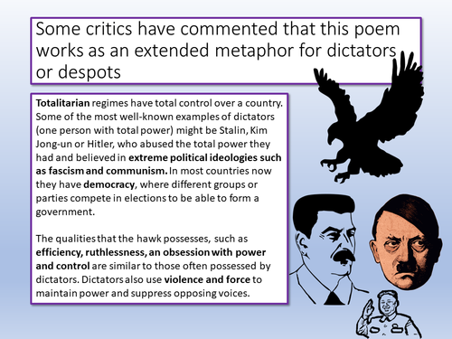 Hawk Roosting by Ted Hughes | Teaching Resources