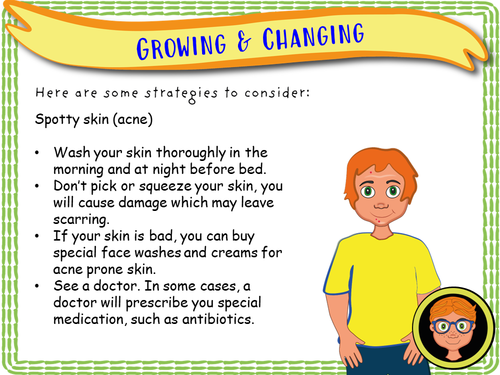 Boys' Puberty - Growing Up | Teaching Resources