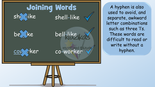 Hyphens PowerPoint Lesson | Teaching Resources