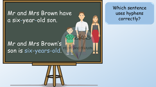 Hyphens PowerPoint Lesson | Teaching Resources