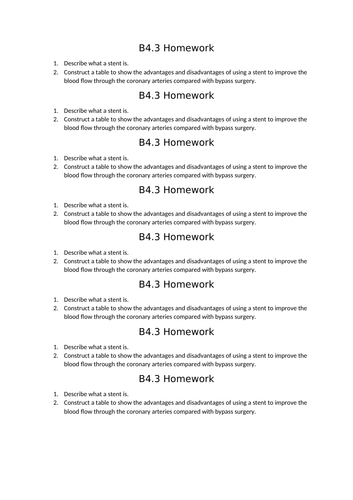 Aqa Gcse Biology 9 1 B4 3 The Heart Full Lesson Teaching Resources