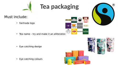 Fairtrade tea packaging | Teaching Resources