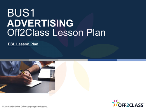 Business: Advertising - ESL/ELL Lesson Plan | Teaching Resources