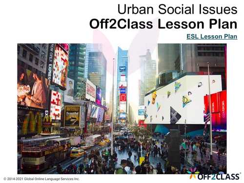 Speaking - Urban Social Issues - An ESL/ELL Lesson Plan | Teaching ...
