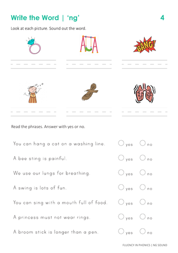 Phonics - NG Sound Resources | Teaching Resources