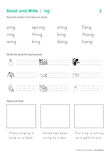 Phonics - NG Sound Resources | Teaching Resources