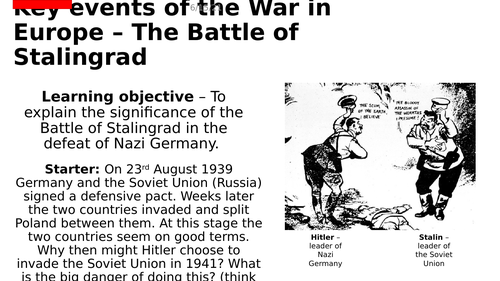 Battle of Stalingrad | Teaching Resources
