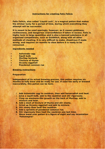 Harry Potter - 6 Week Writing Project - Writing, SPaG and Reading KS2 ...