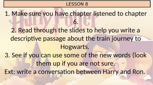 Harry Potter - 6 Week Writing Project - Writing, SPaG and Reading KS2 ...