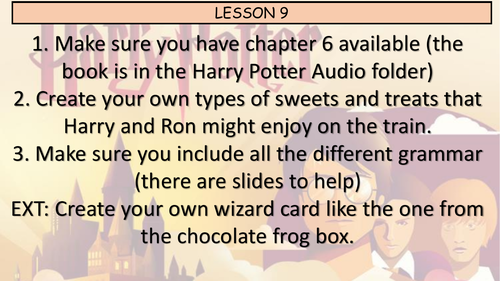 Harry Potter - 6 Week Writing Project - Writing, SPaG and Reading KS2 ...