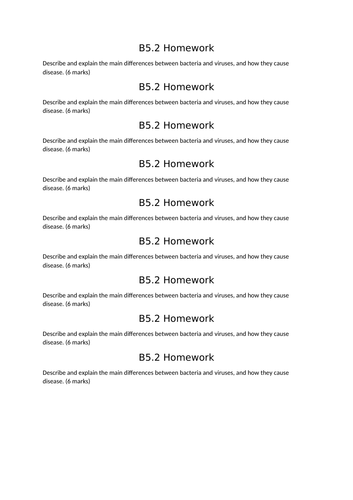 AQA GCSE Biology (9-1) B5.2 Pathogens and disease - FULL LESSON ...