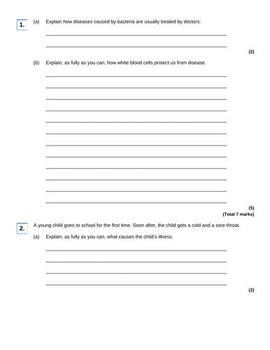 AQA GCSE Biology (9-1) B5.9 Human defence responses - FULL LESSON ...