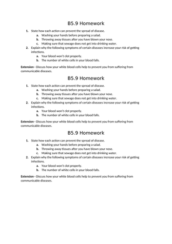 AQA GCSE Biology (9-1) B5.9 Human defence responses - FULL LESSON ...