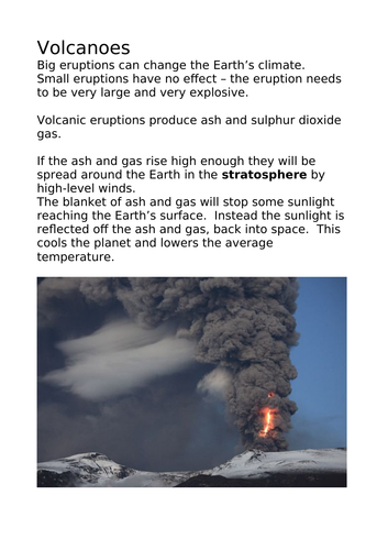 Climate Change Natural Causes | Teaching Resources
