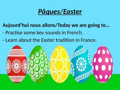 Easter in France phonics focus. | Teaching Resources