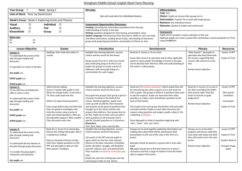 Free: Year 7 Full Scheme of Work | Teaching Resources