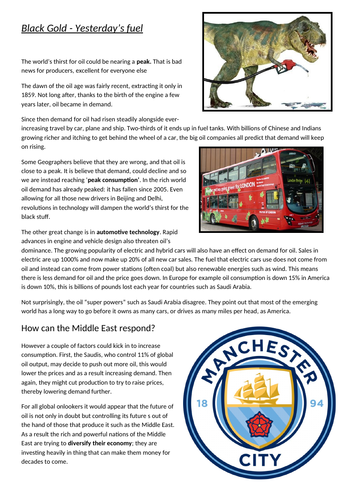 Middle East Oil | Teaching Resources