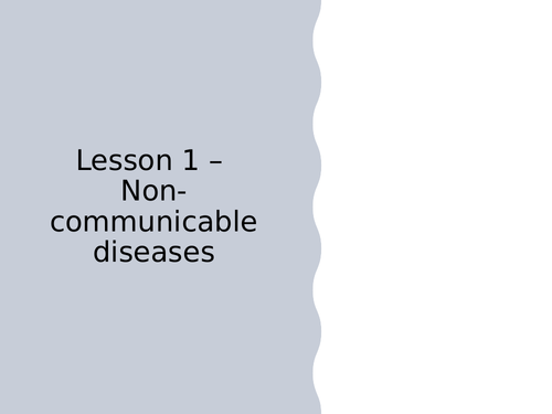AQA GCSE Biology (9-1) B7.1 Non-communicable diseases FULL LESSON ...