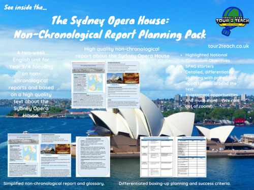 The Sydney Opera House: Non-Chronological Report Planning for Year 3/4 ...