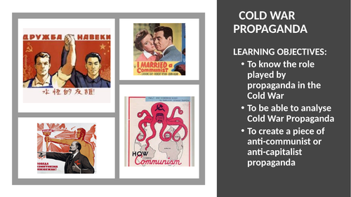 THE COLD WAR FOR KEY STAGE 3 PLUS A COLD WAR DISPLAY | Teaching Resources