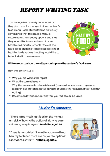 Functional Skills English Report Writing Task & Report Writing ...
