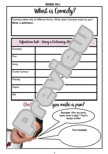 Twelfth Night - Workbook - KS3 - Introduction to Comedy | Teaching ...