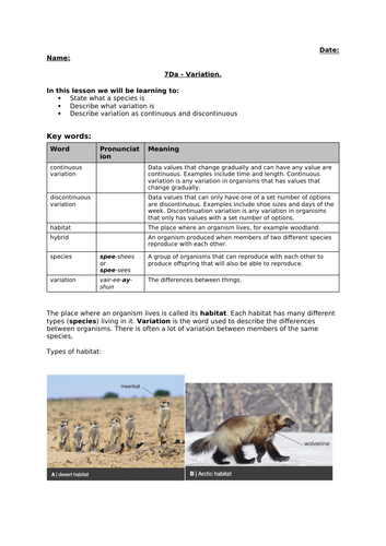 7D Ecosystems KS3 Exploring Science Biology Lessons | Teaching Resources