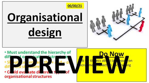 Organisational structures - A Level Business | Teaching Resources
