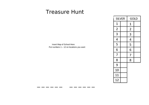Treasure Hunt | Teaching Resources