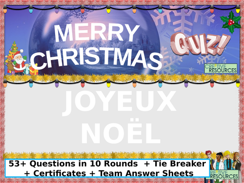 French MFL Christmas Quiz | Teaching Resources
