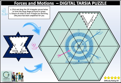 Forces and Motion - Physics Science Puzzles | Teaching Resources
